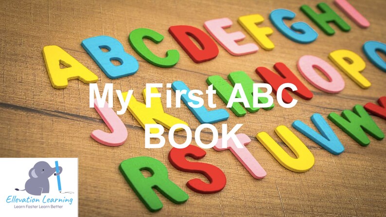 My First ABC Book - Etsy