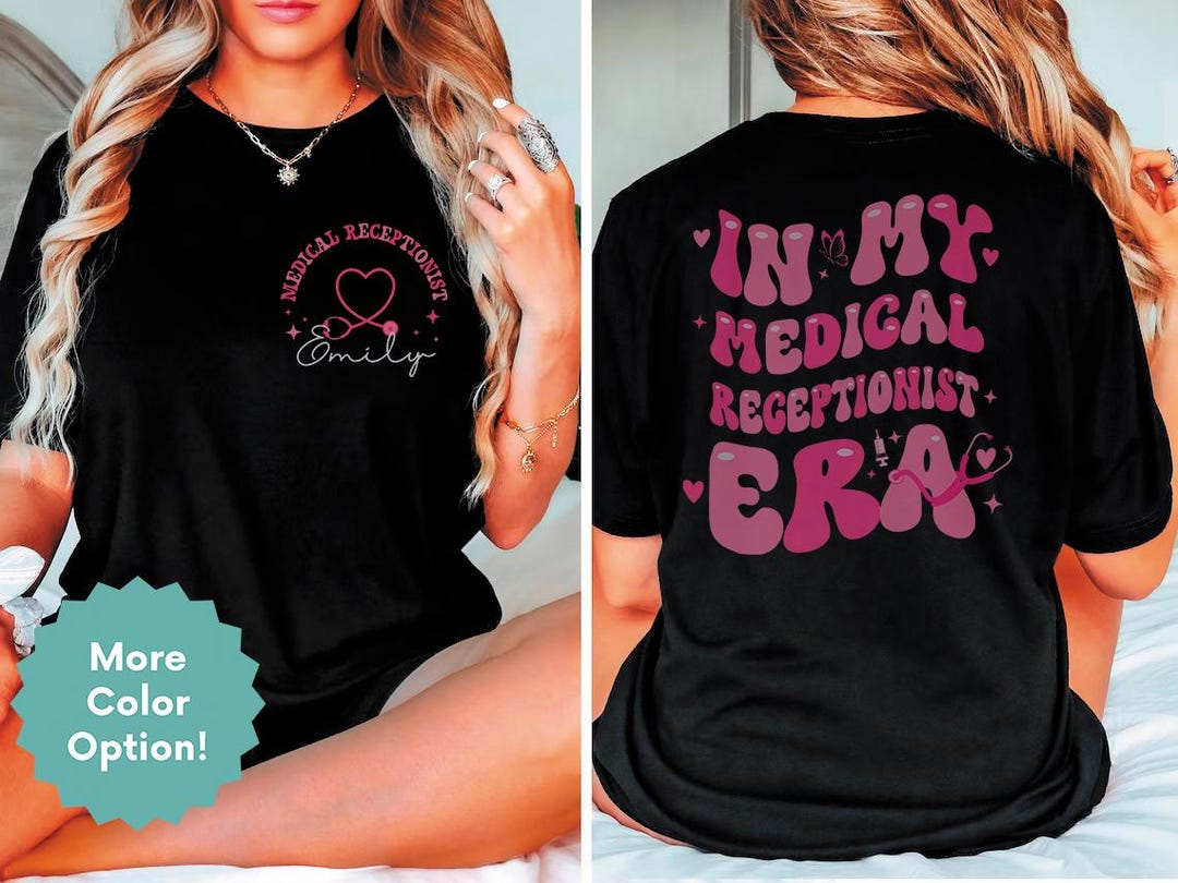 In My Medical Receptionist Era Shirt, Medical Receptionist Shirt ...