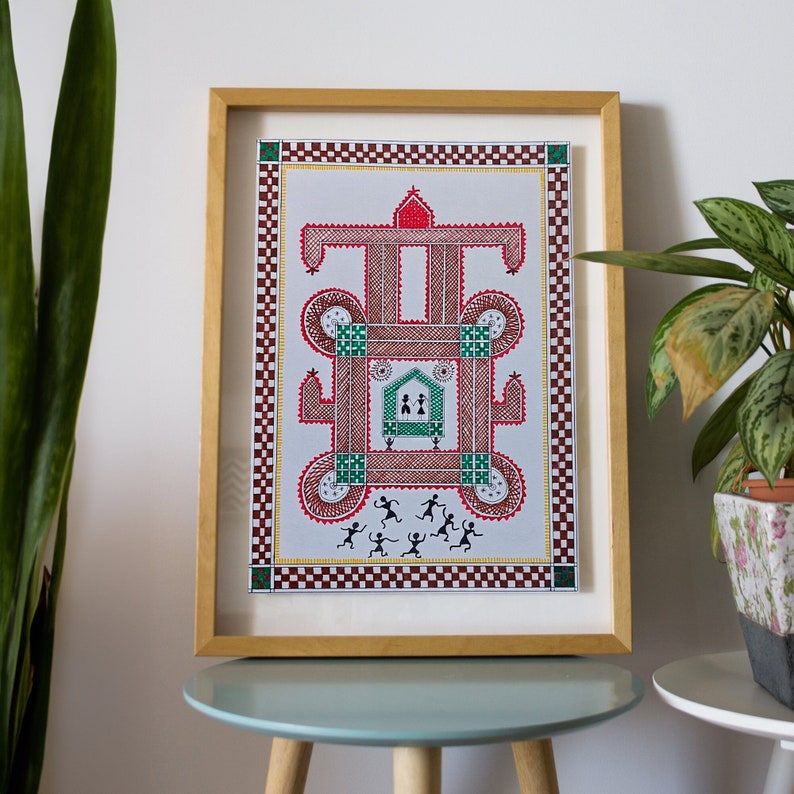 Chittara Painting A4 Size for Drawing Room, Living Room, Bedroom - Etsy