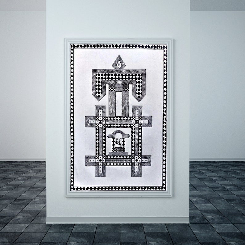 Chittara Painting A3 Size for Drawing Room, Living Room, Bedroom - Etsy