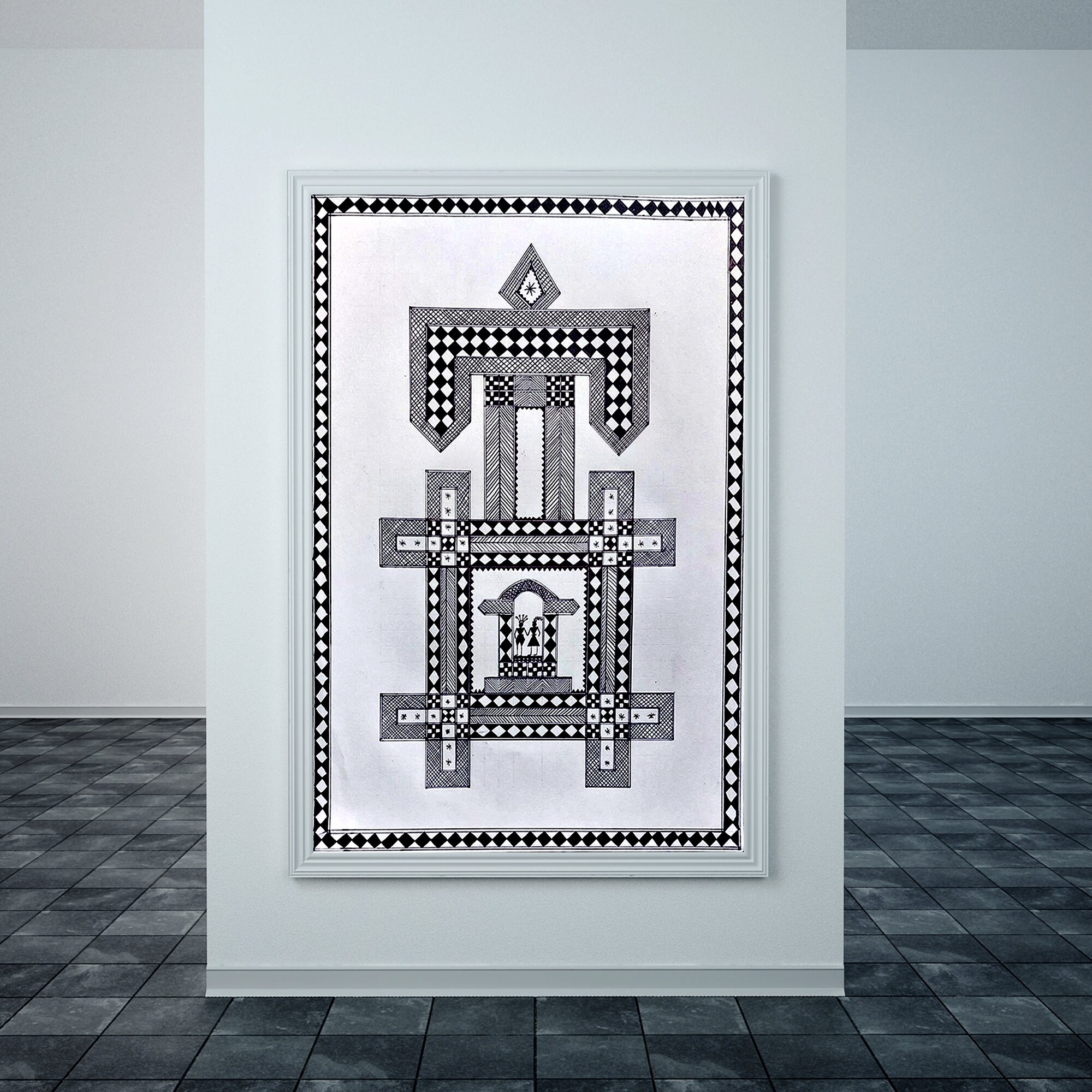 Chittara Painting A3 Size for Drawing Room, Living Room, Bedroom - Etsy