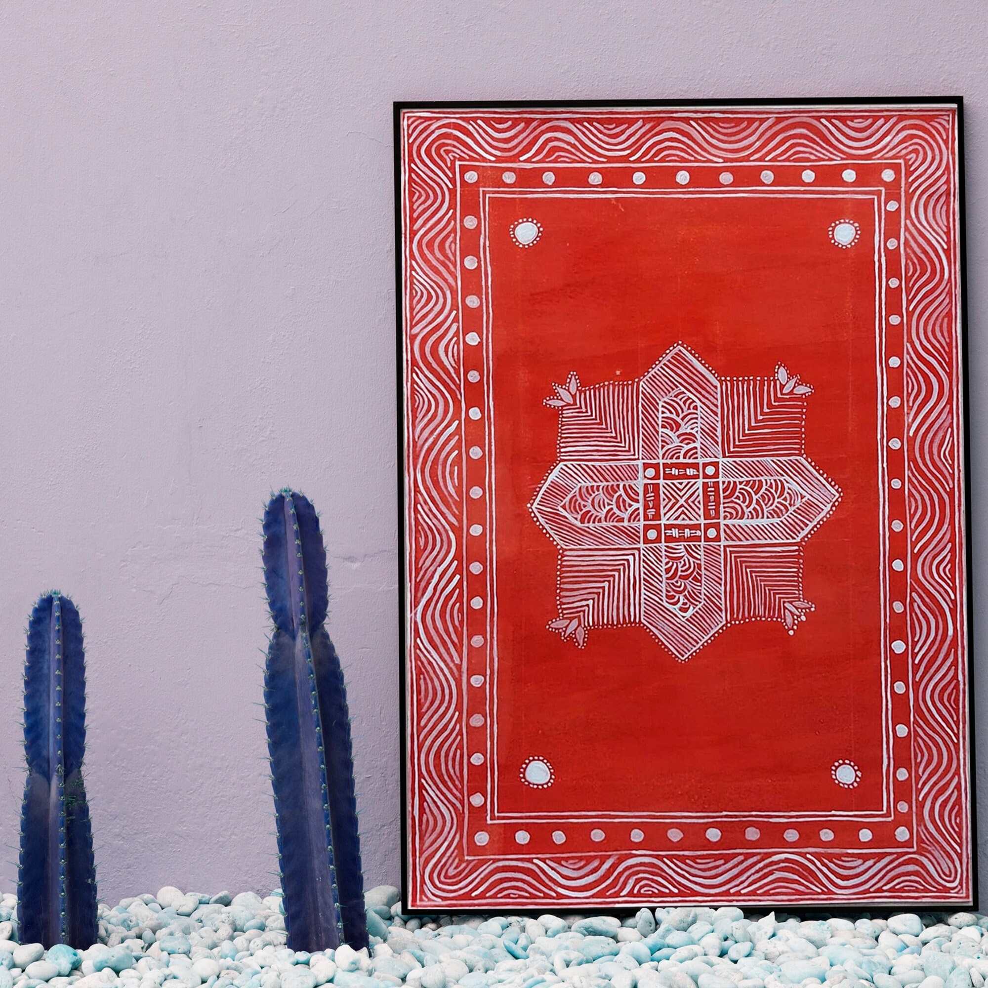 Mandana Paintings A3 Size for Drawing Room, Living Room, Bedroom - Etsy