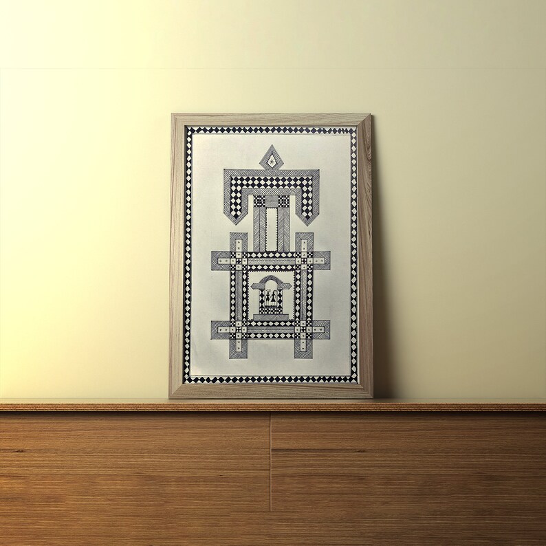 Chittara Painting A3 Size for Drawing Room, Living Room, Bedroom - Etsy