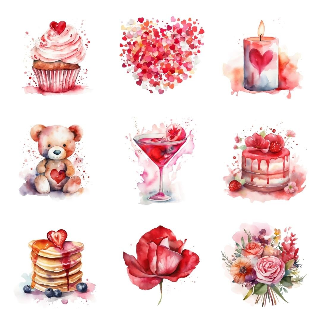 Valentine's Day Clipart, Love Day Graphic, Valentine's Clipart ...