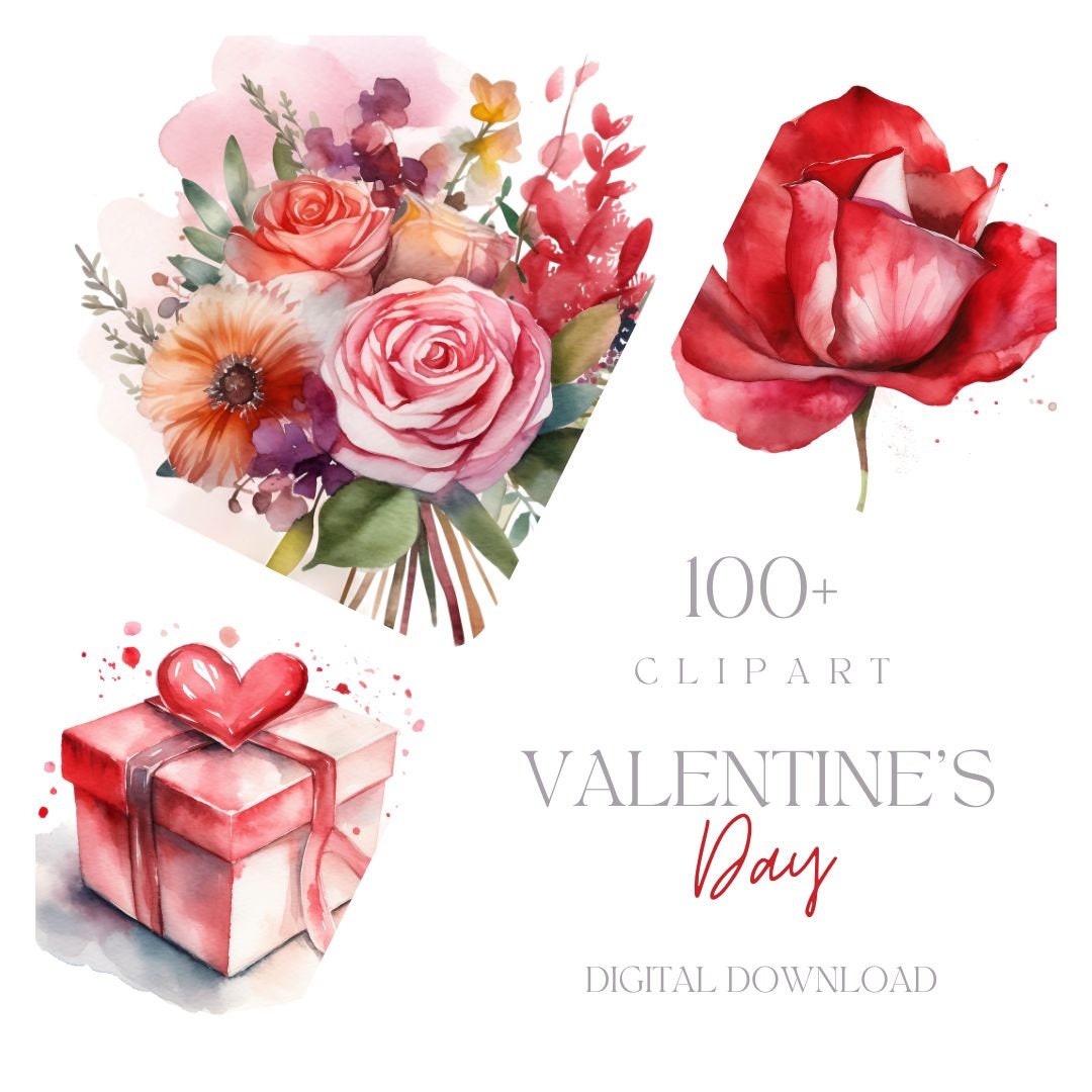 Valentine's Day Clipart, Love Day Graphic, Valentine's Clipart ...