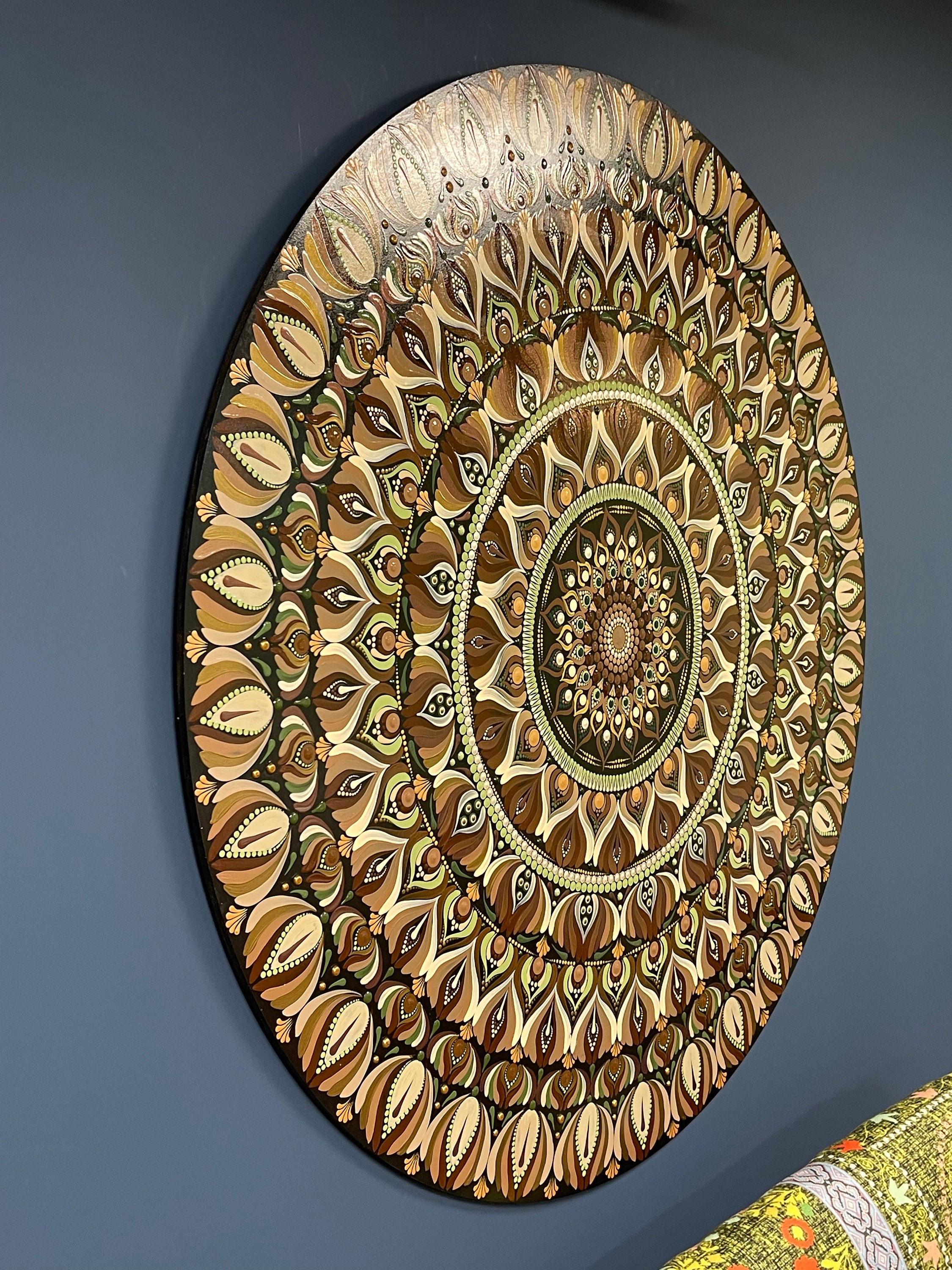 3.30x3.30 Ft Marvellous Mandala, Handmade Mandala,gift for Lover,gift ...