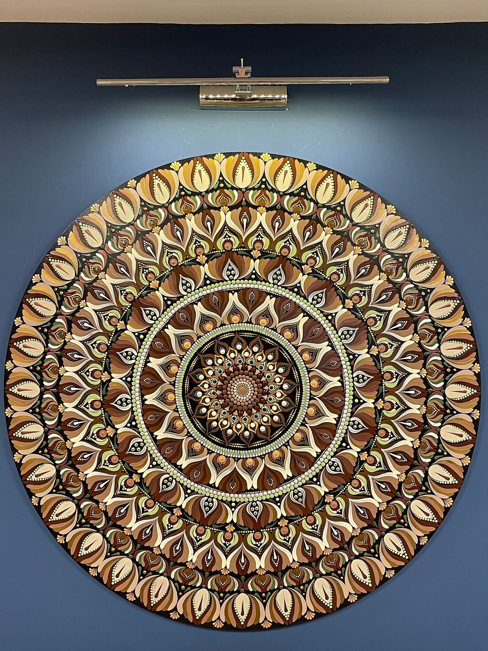 3.30x3.30 Ft Marvellous Mandala, Handmade Mandala,gift for Lover,gift ...