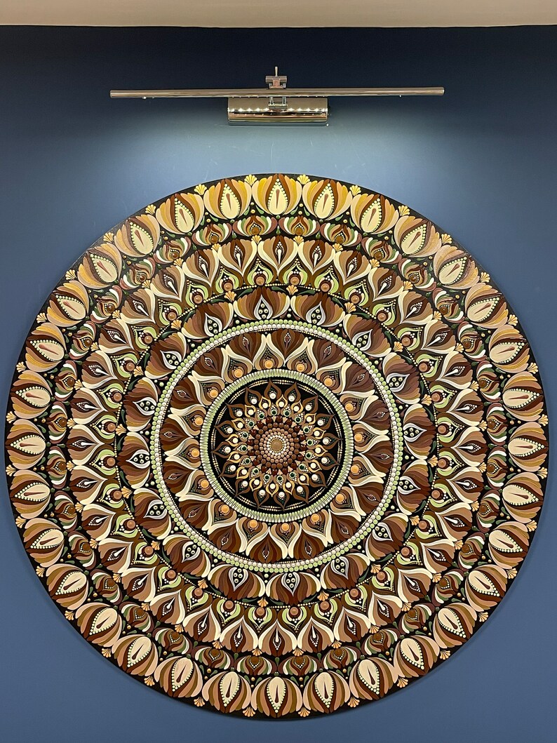 3.30x3.30 Ft Marvellous Mandala, Handmade Mandala,gift for Lover,gift ...