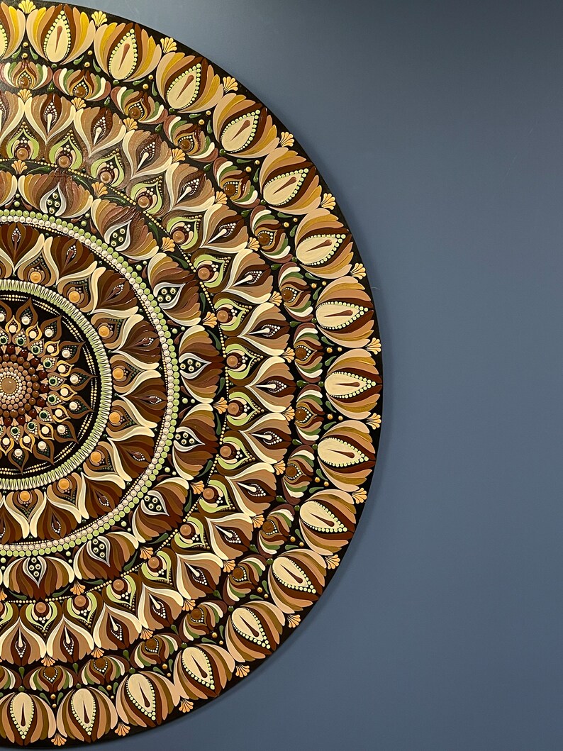 3.30x3.30 Ft Marvellous Mandala, Handmade Mandala,gift for Lover,gift ...