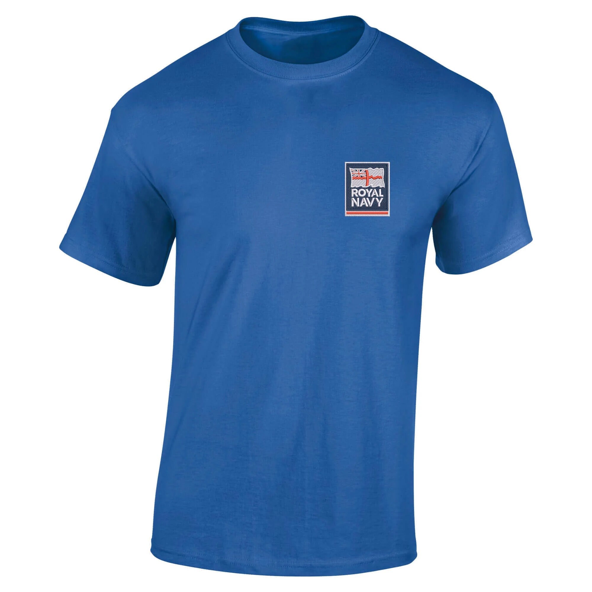 OFFICIAL Royal Navy Embroidered 100% Cotton T-shirt - Officially ...