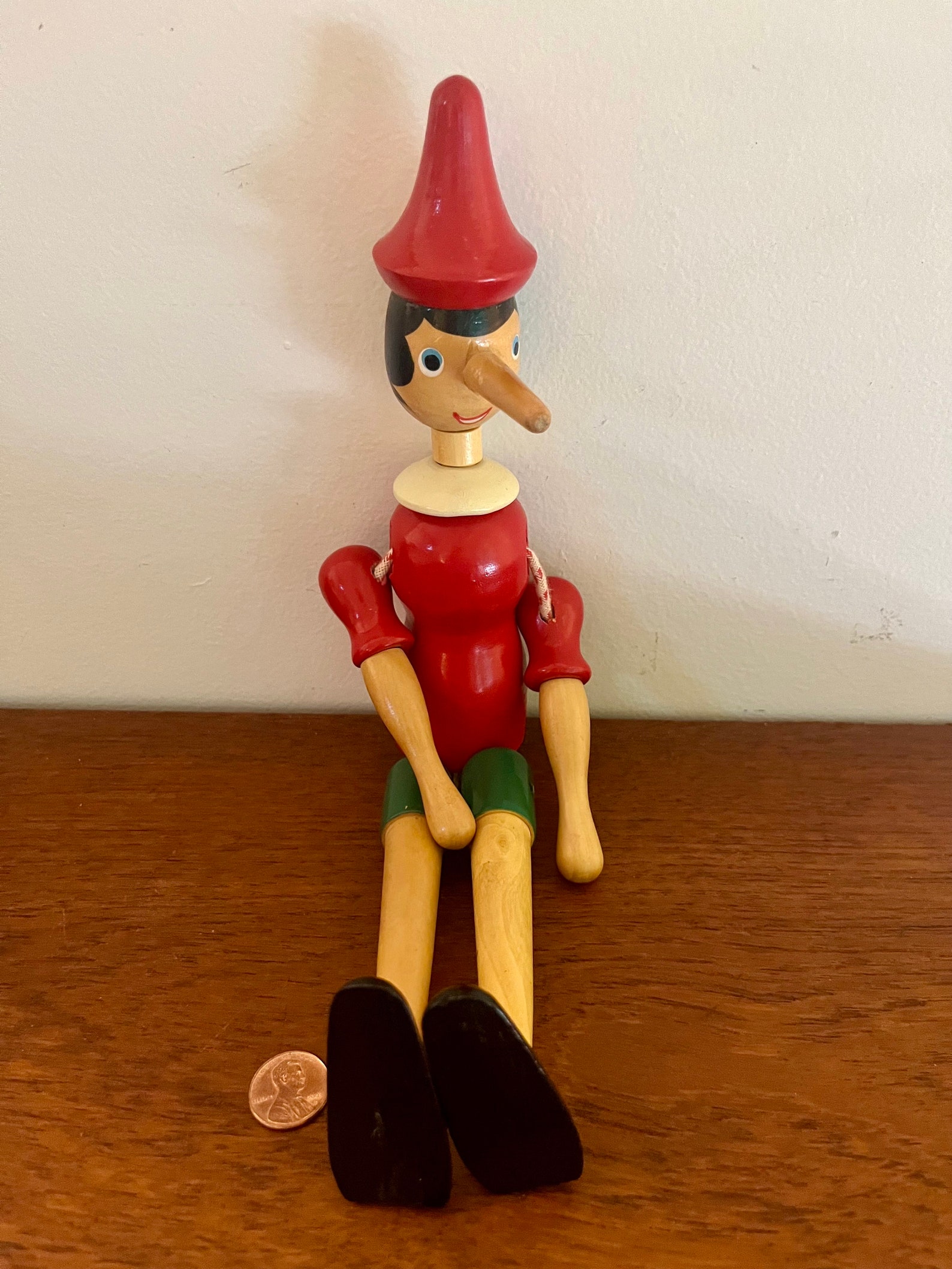 Galetti giocattoli Brevettati Vintage Italian Wood Pinocchio Jointed ...