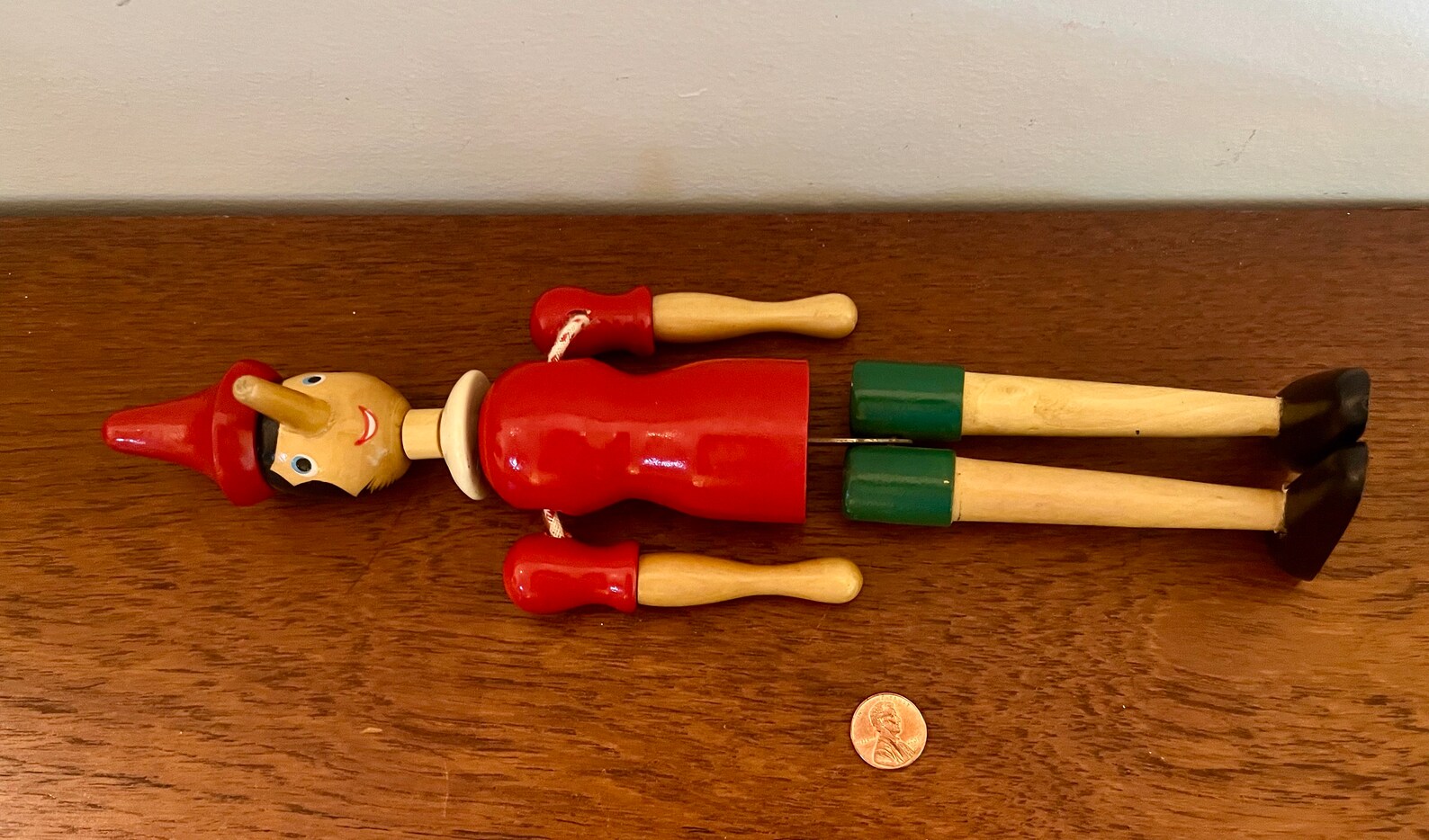 Galetti giocattoli Brevettati Vintage Italian Wood Pinocchio Jointed ...