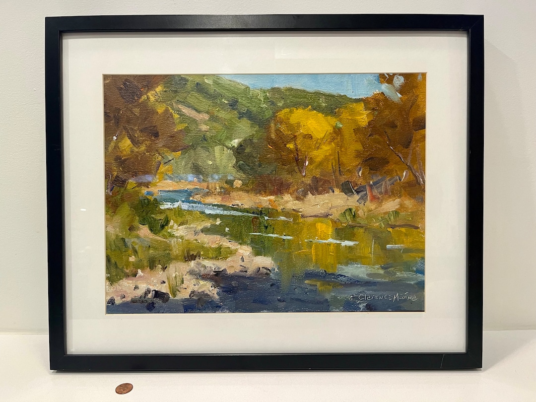 Medina (clarence) Original Framed Oil Painting of Southwestern US ...