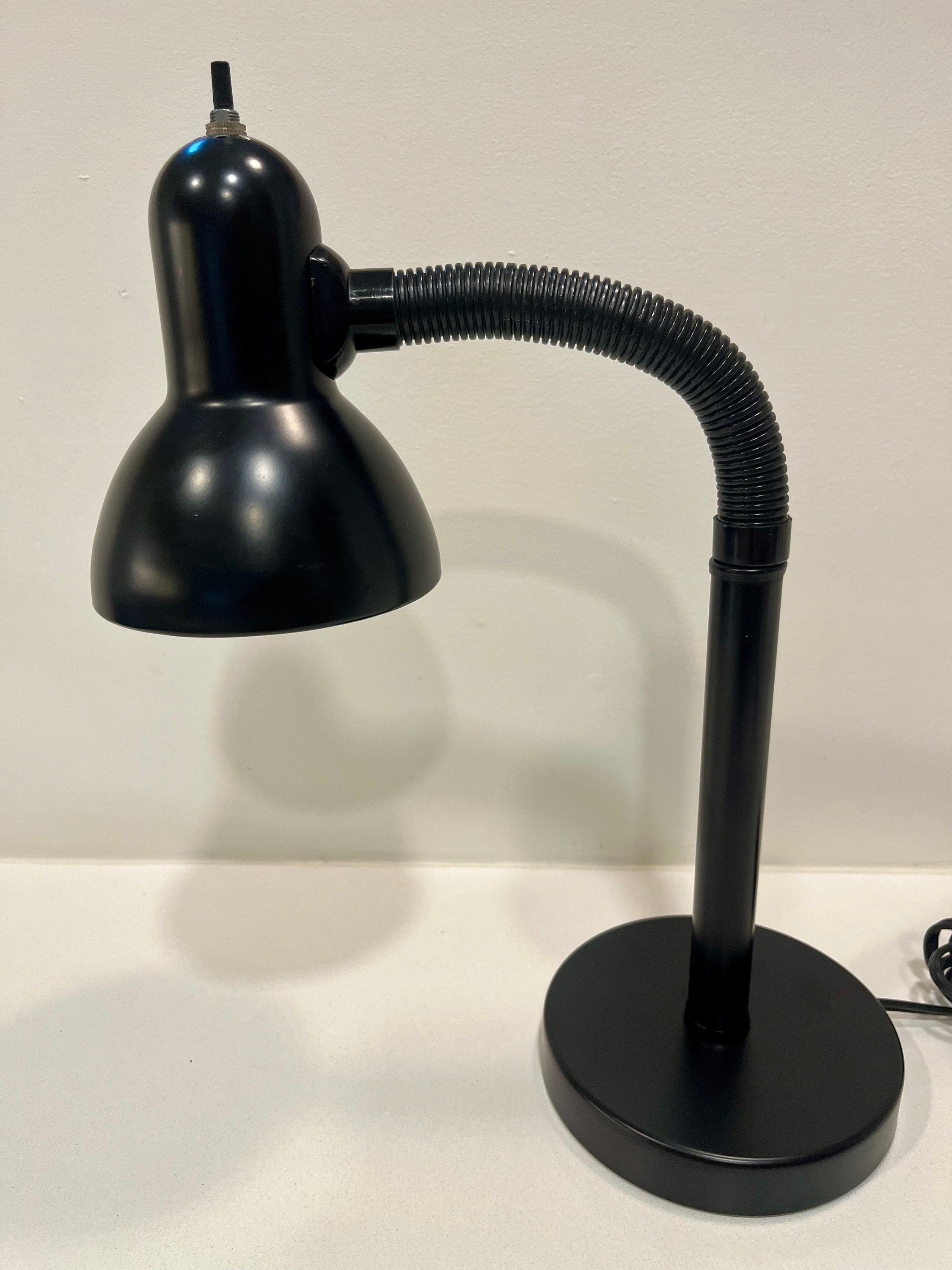 Gooseneck Vintage Matte Black Table or Desk or Task Lamp Modern Mcm Midcentury Modern - Etsy