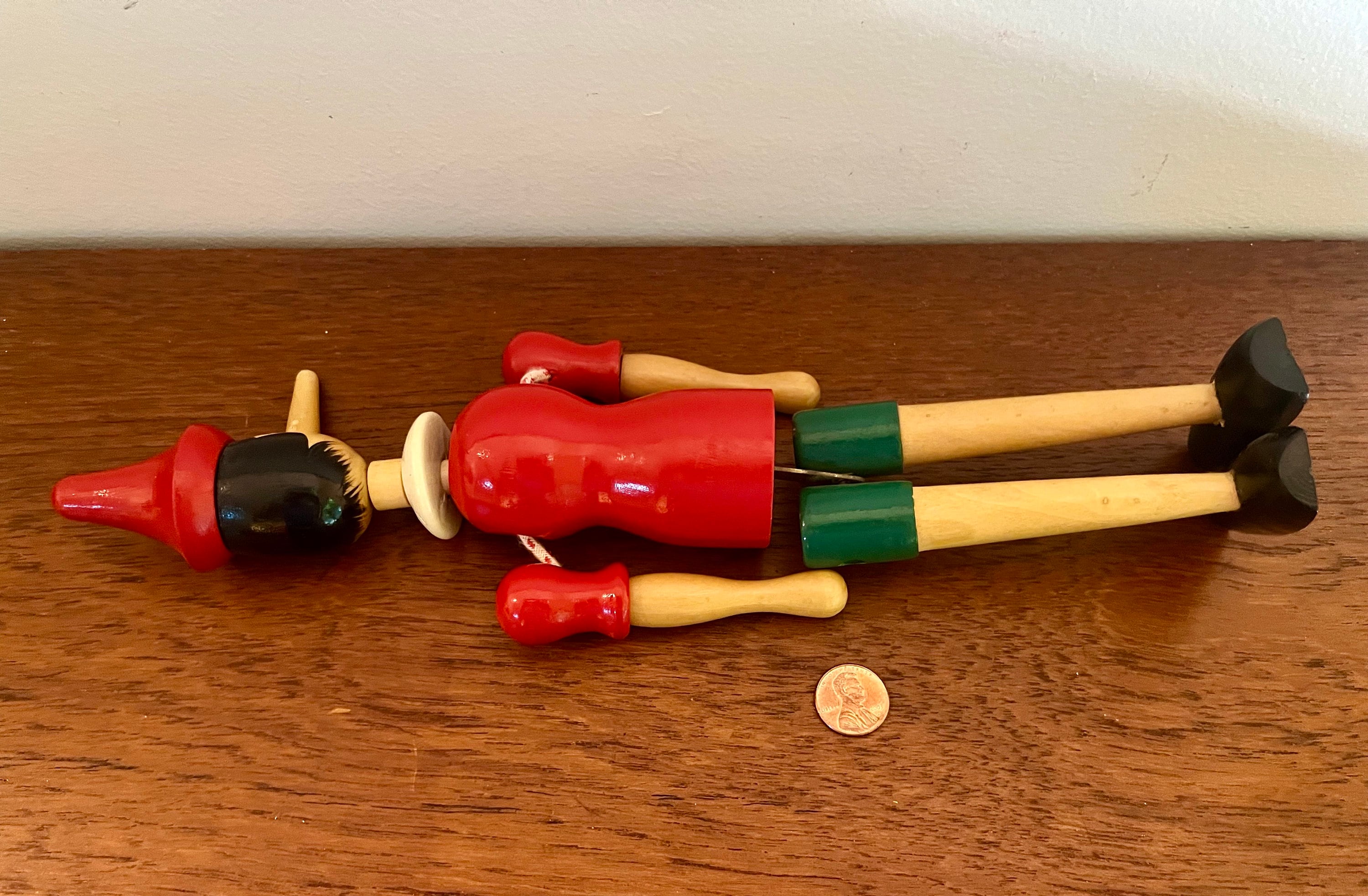 Galetti giocattoli Brevettati Vintage Italian Wood Pinocchio Jointed ...