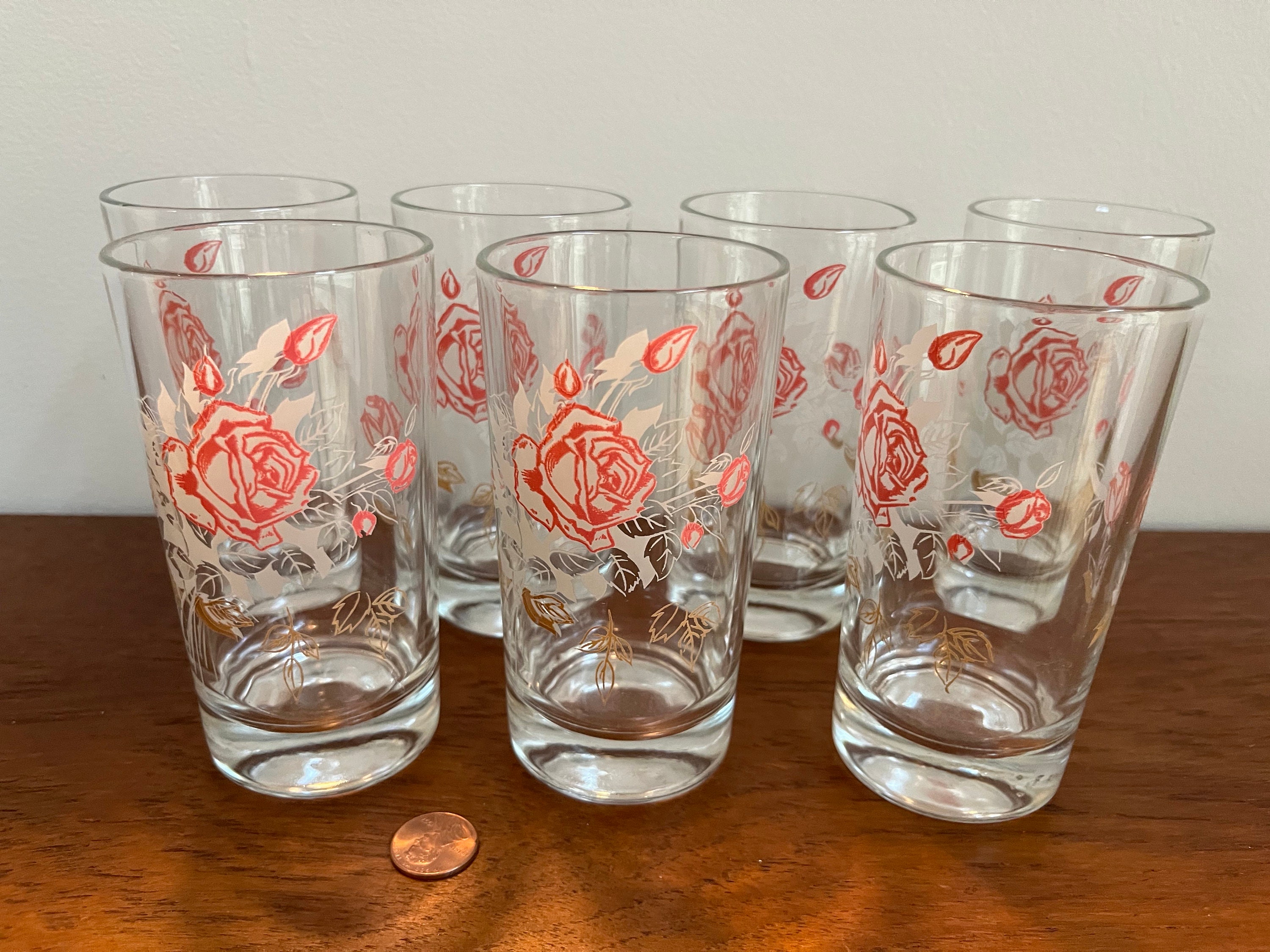 Melmac Dinnerware (boonton) Vintage Set of 7 Petite Water Glasses ...