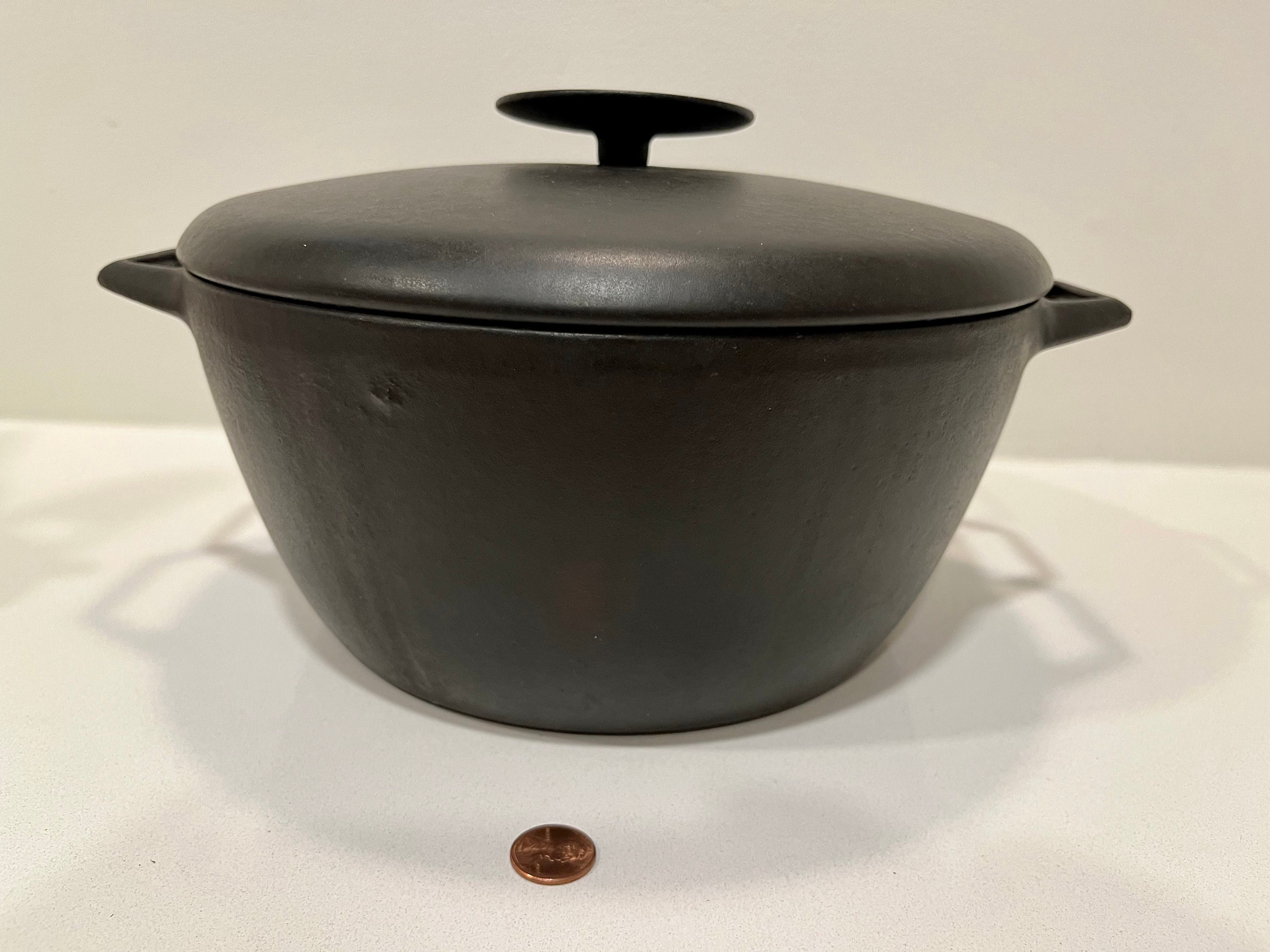 Copco Vintage D3 Black Cast Iron Cooking Pot With Lid Michael Lax ...