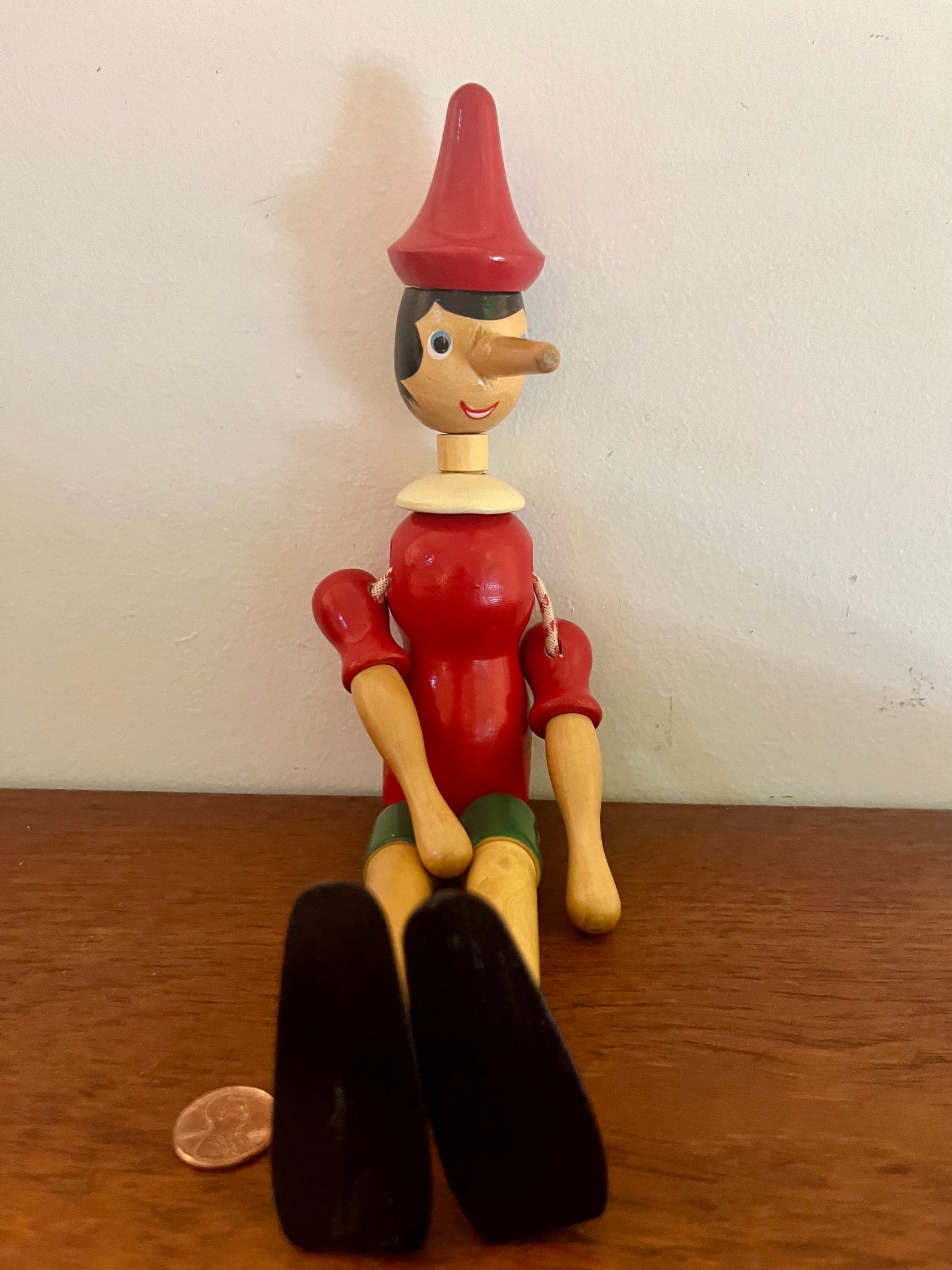 Galetti giocattoli Brevettati Vintage Italian Wood Pinocchio Jointed ...
