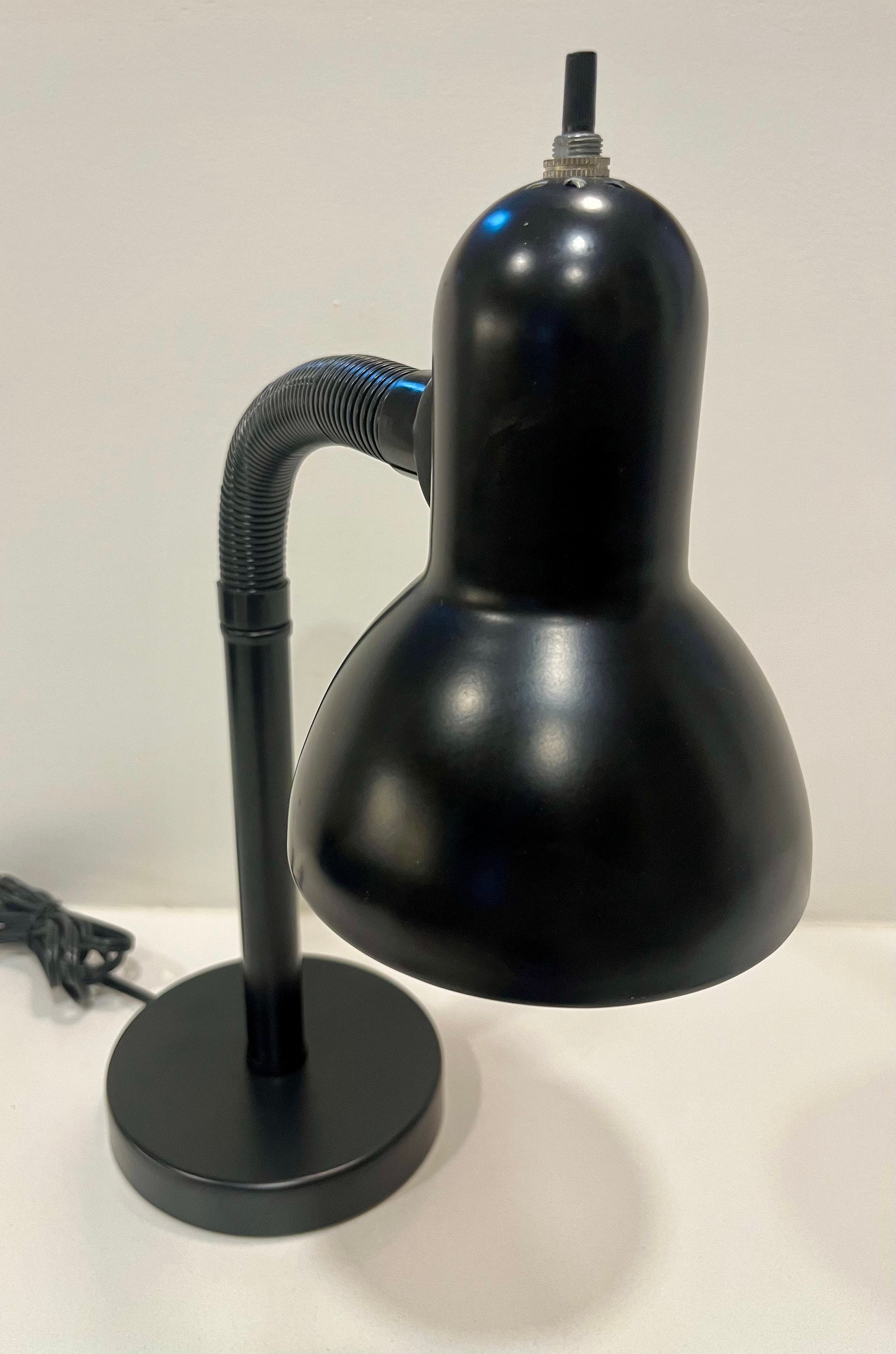 Gooseneck Vintage Matte Black Table or Desk or Task Lamp Modern Mcm Midcentury Modern - Etsy