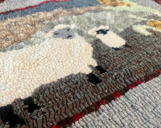 Hand Hooked Wool Rug - Etsy