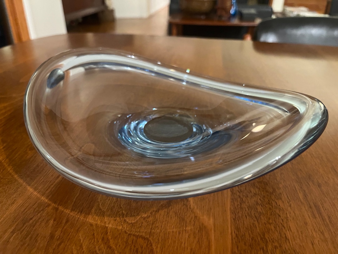 Holmegaard per Lutken Designed Medium-sized (~9” Long) Vintage Art ...