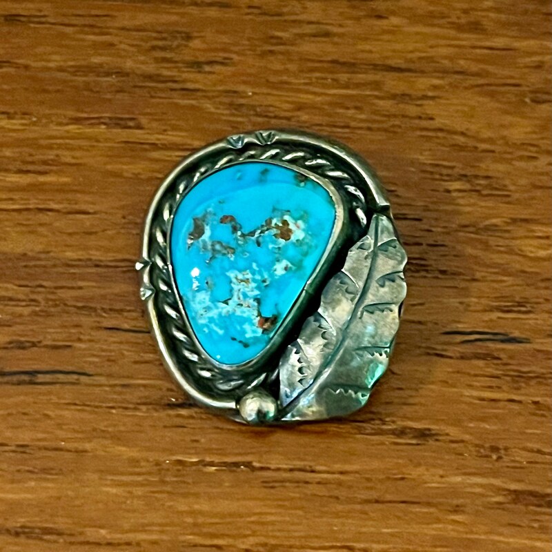 Turquoise Brooch - Etsy