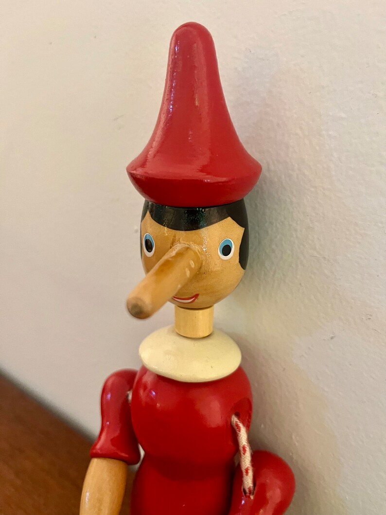 Galetti giocattoli Brevettati Vintage Italian Wood Pinocchio Jointed ...