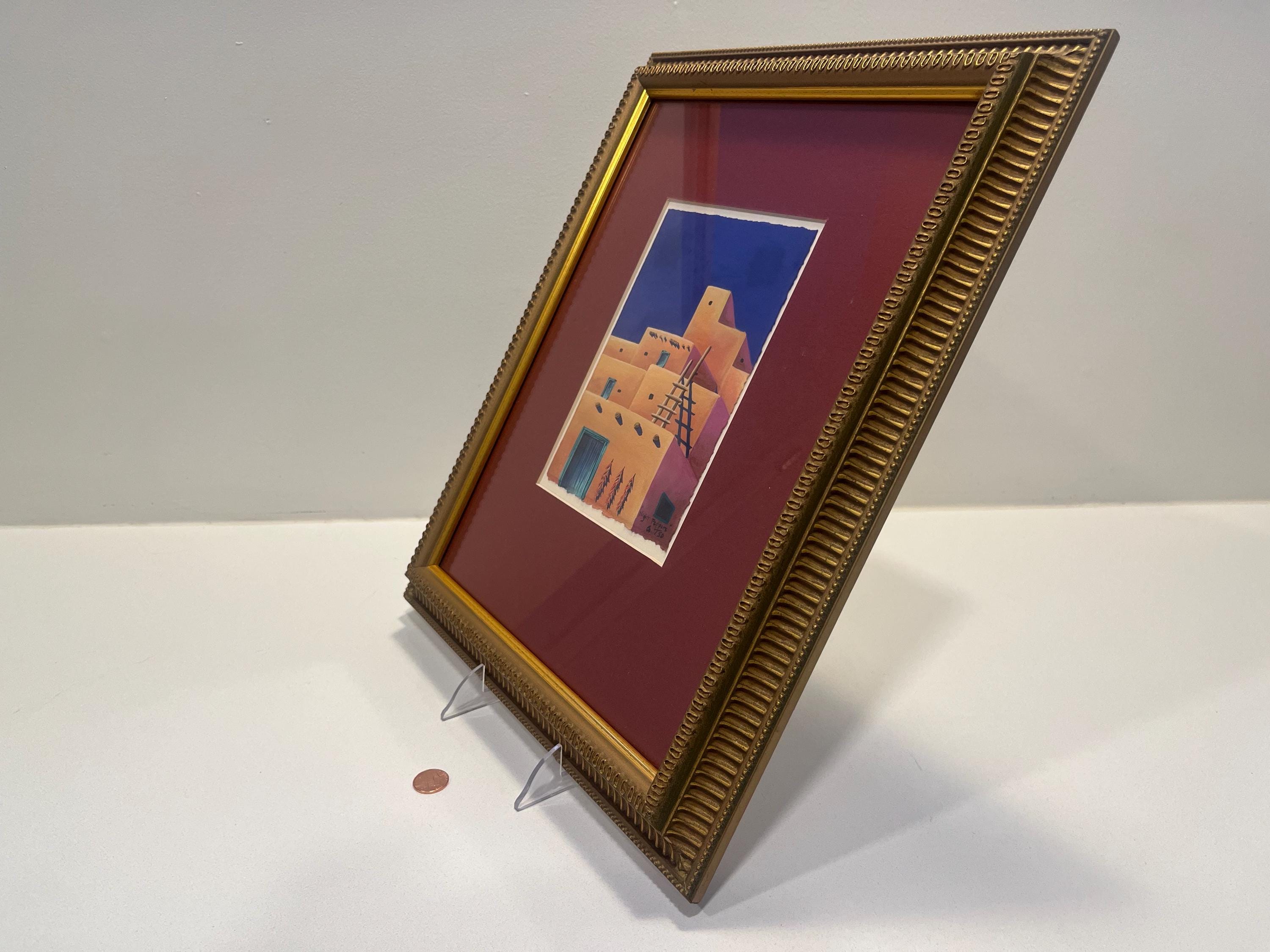 Tso (geraldine) Original Watercolor Painting of Peppers and a Pueblo ...