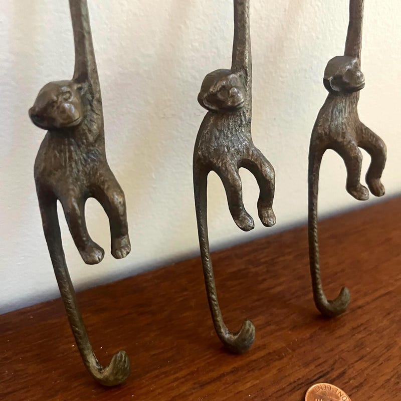 Monkey Wall Hook - Etsy