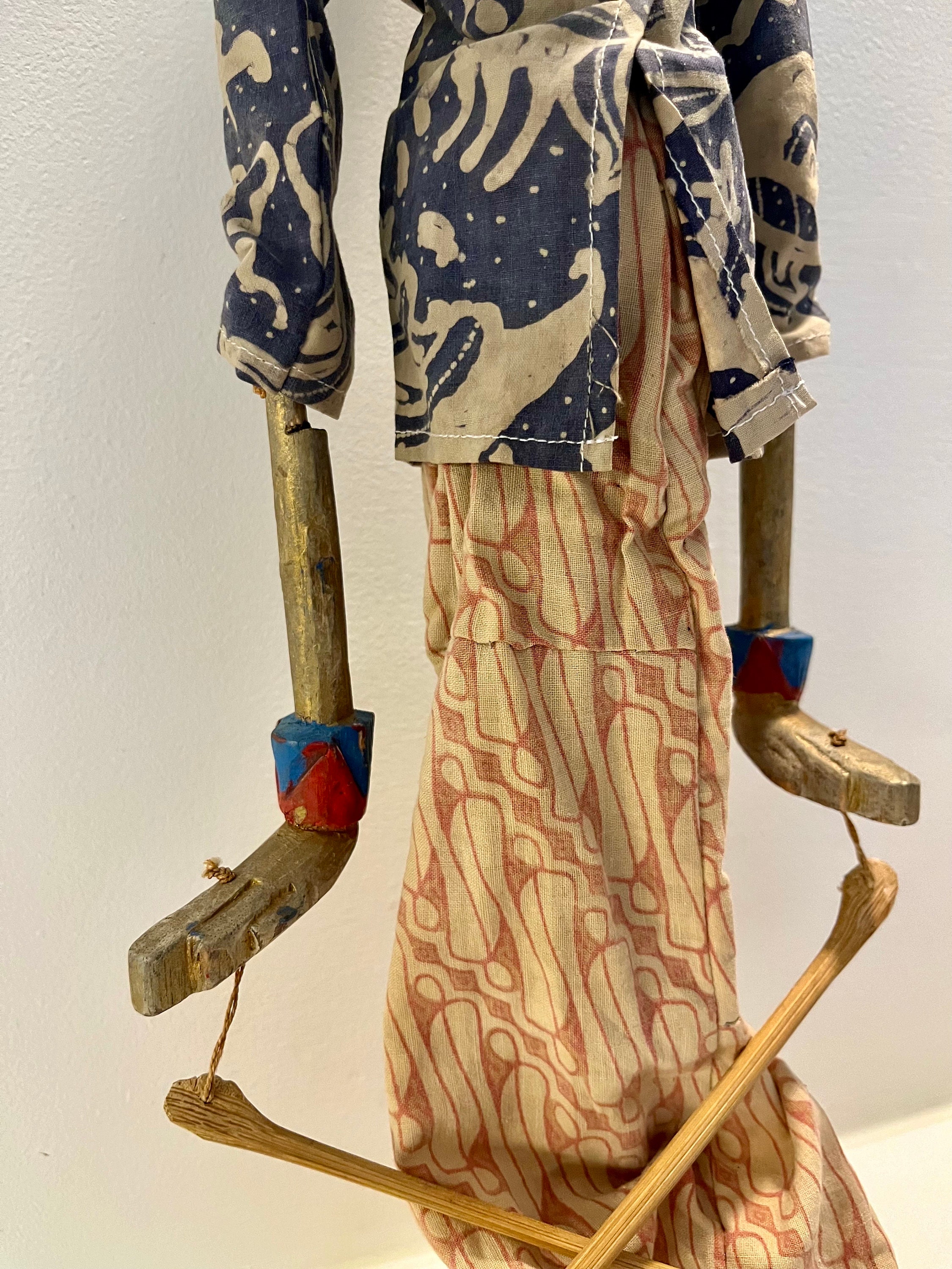 Indonesian, Set of 2 Vintage Wayang Golek Hand Puppets Complementary ...