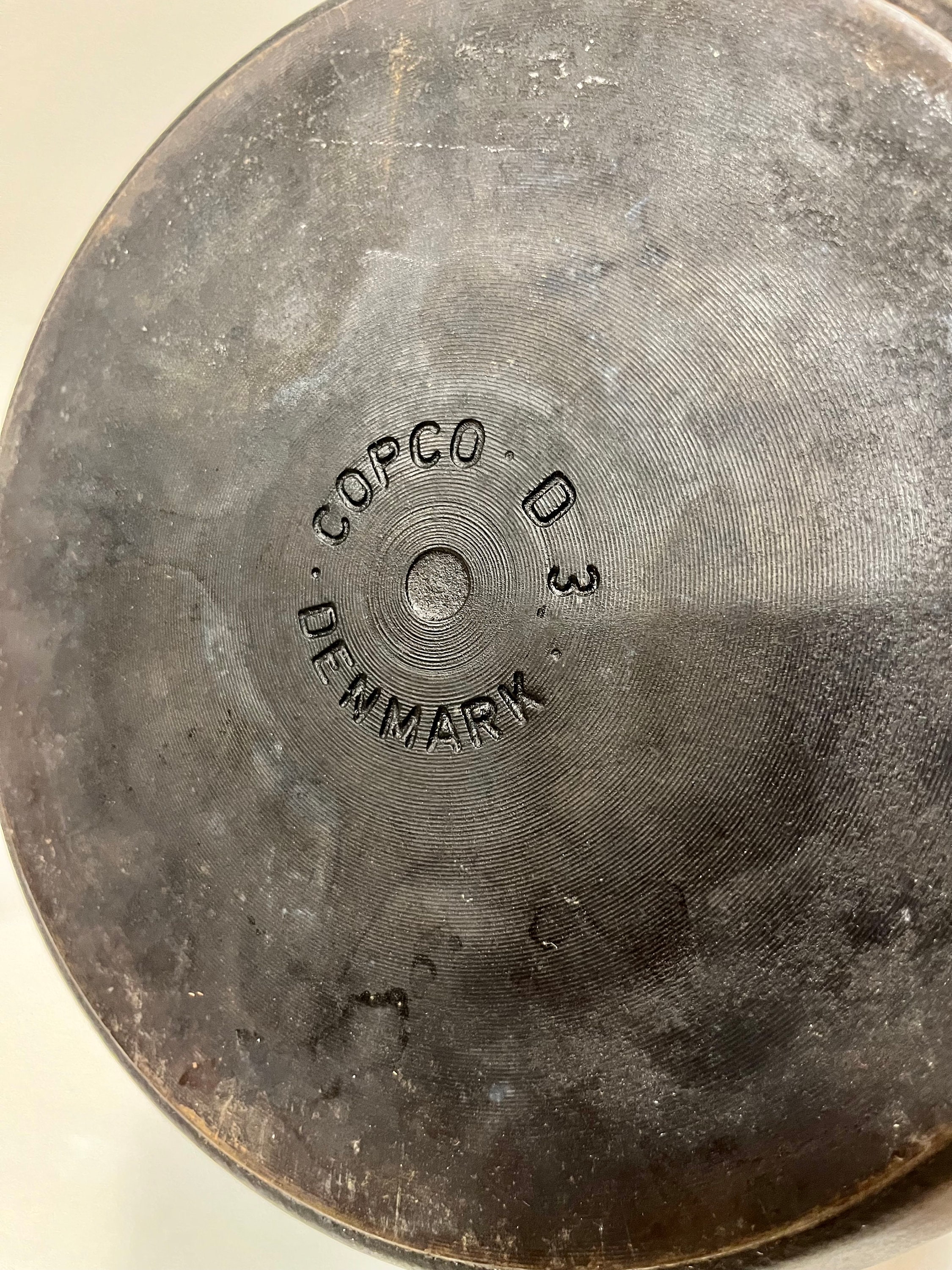 Copco Vintage D3 Black Cast Iron Cooking Pot With Lid Michael Lax ...