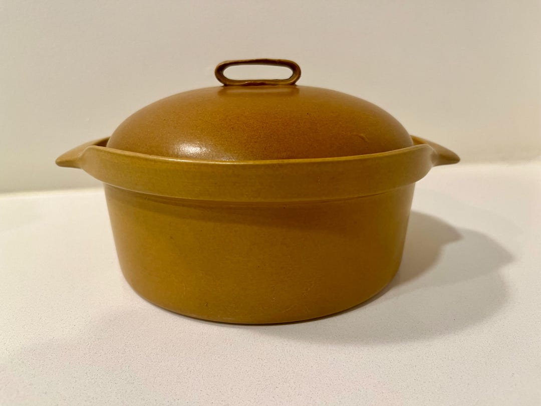 Bennington Pottery Yusuke Aida Designed Vintage Mustard Colored Ceramic ...