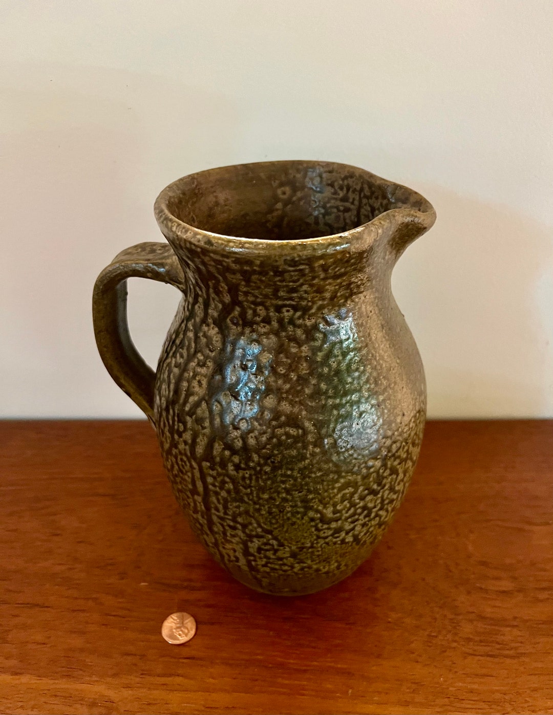 Meaders (cleater & Billie) Vintage (1998) Handmade Tobacco Spit Glazed ...