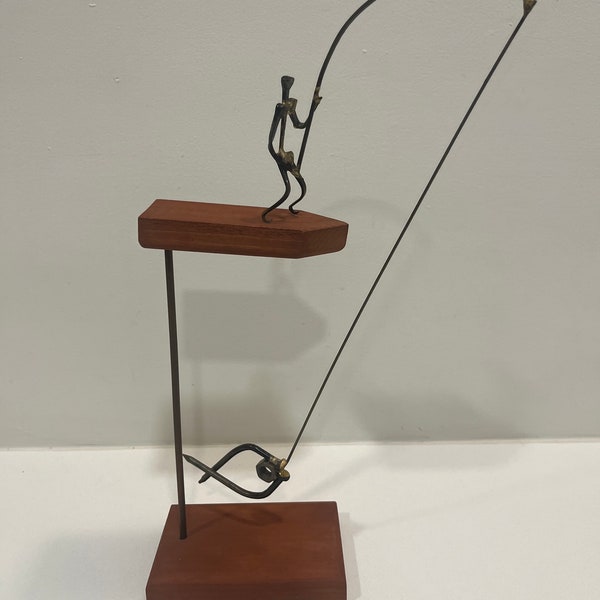 Wire Fish Sculpture - Etsy