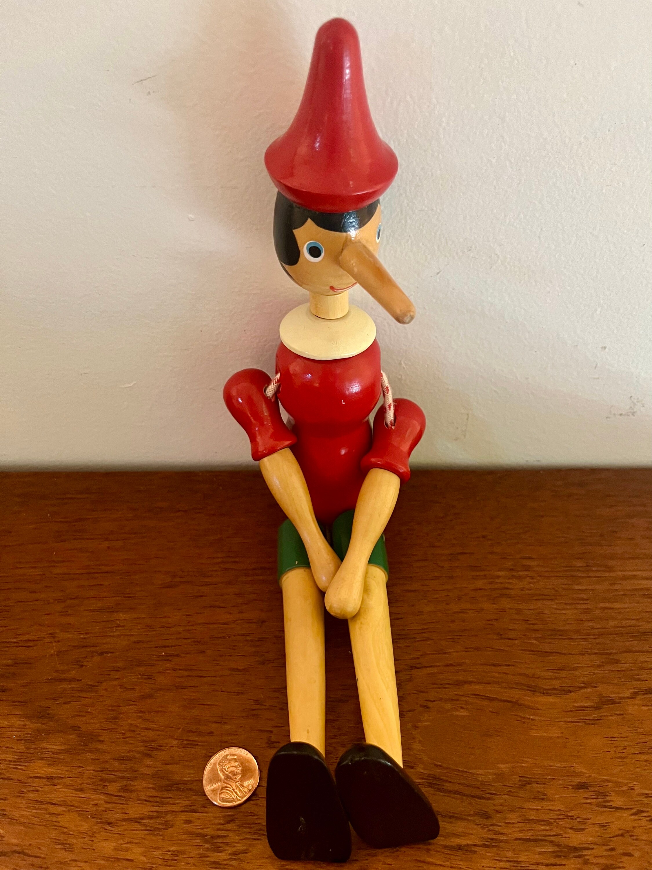 Galetti giocattoli Brevettati Vintage Italian Wood Pinocchio Jointed ...