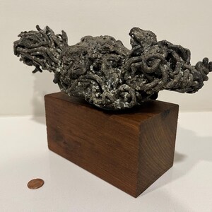 Brutalist Vintage Metal Sculpture of a Squirrel With Excellent Patina ...