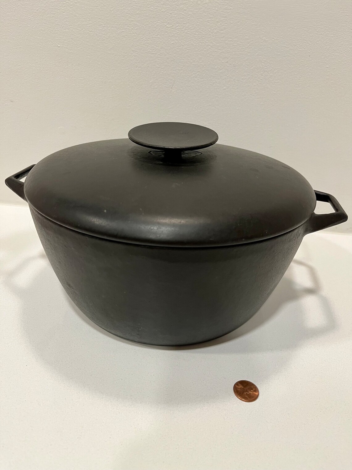Copco Vintage D3 Black Cast Iron Cooking Pot With Lid Michael Lax ...