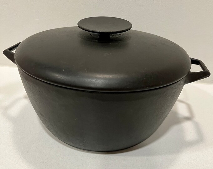 Copco Vintage D3 Black Cast Iron Cooking Pot With Lid - Michael Lax ...