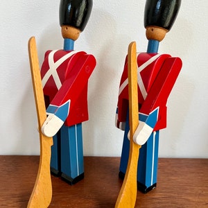 Kay Bojesen Vintage Painted Wood Soldiers Set of 8 2 Drummers, 2 ...