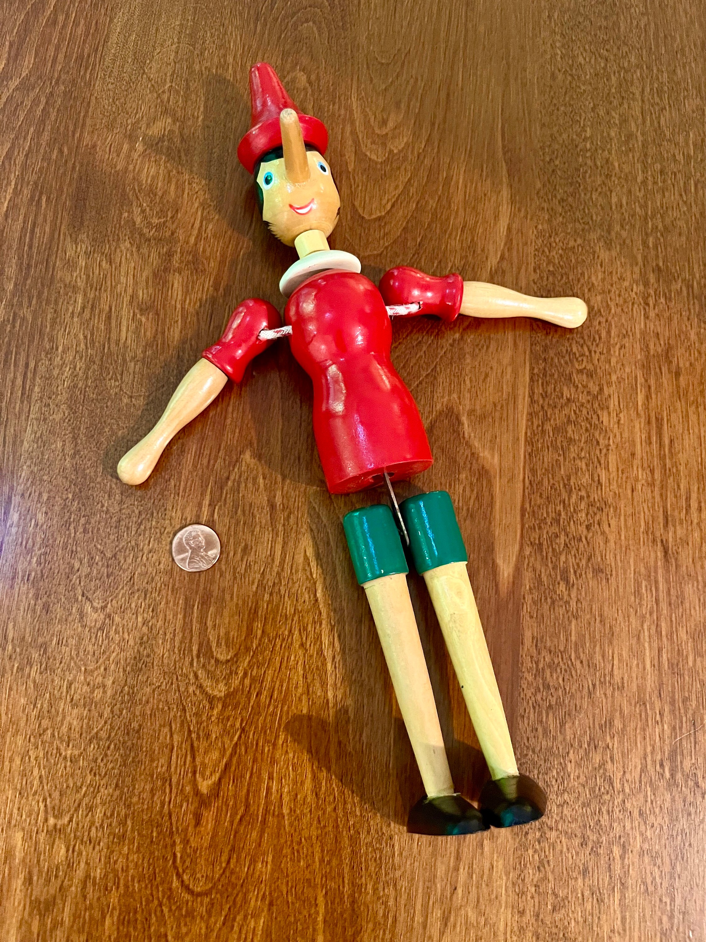 Galetti giocattoli Brevettati Vintage Italian Wood Pinocchio Jointed ...