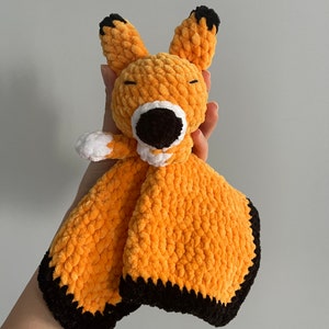 Crochet Fox Lovey, Crochet Lovey Pattern, Baby Blanket Crochet Pattern ...