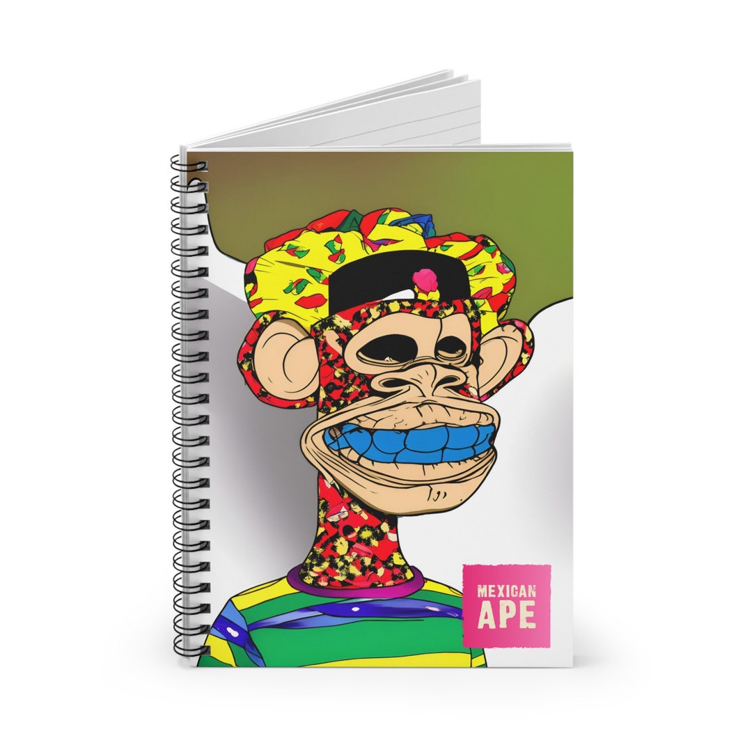 MEXICAN APE Spiral Notebook Traditions - Etsy