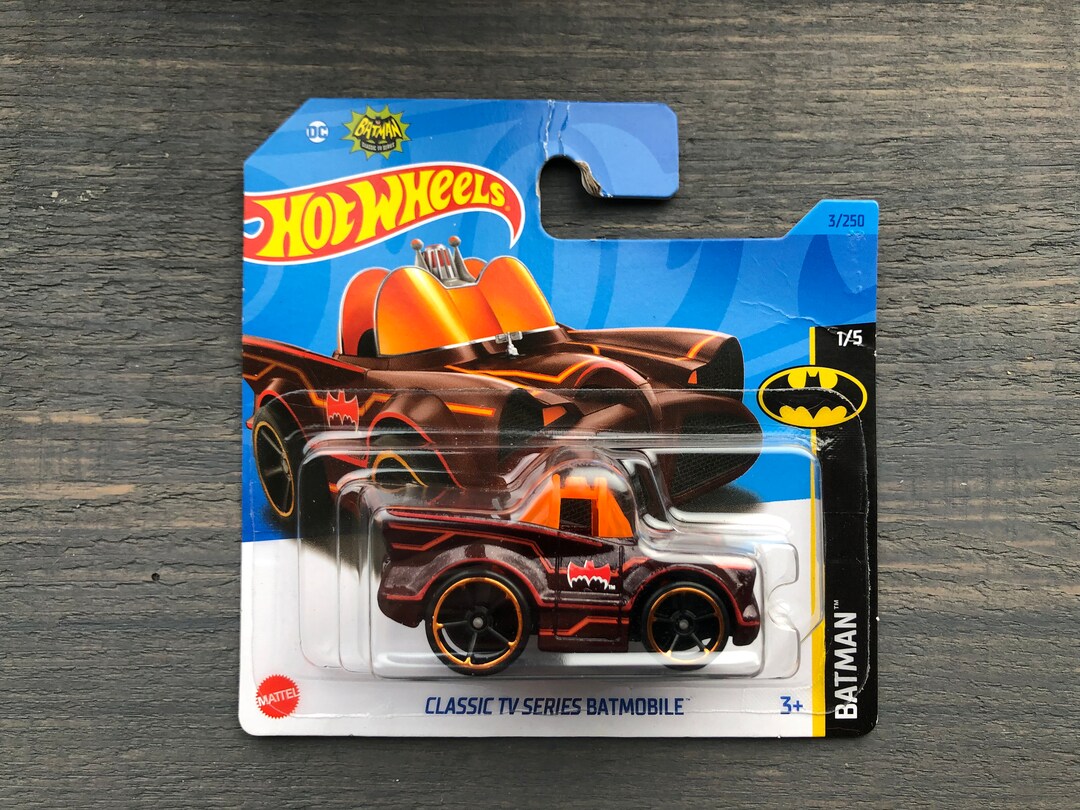 Batman Batmobile Red Mattel HOT WHEELS Batman Classic TV Series Cartoon ...