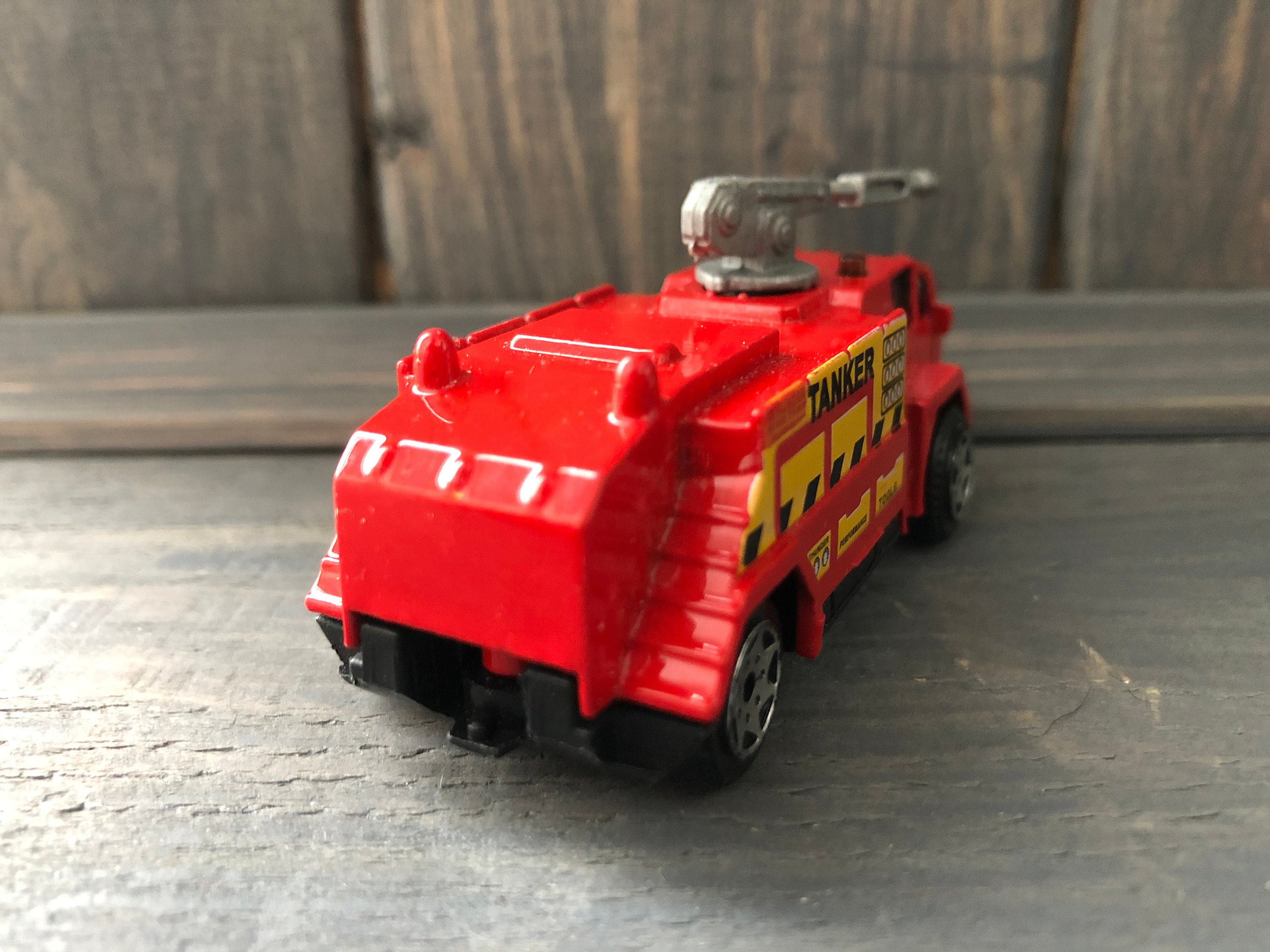 Fire Department Water Tanker Red 1:64 Miniature Car Scale Die Cast ...