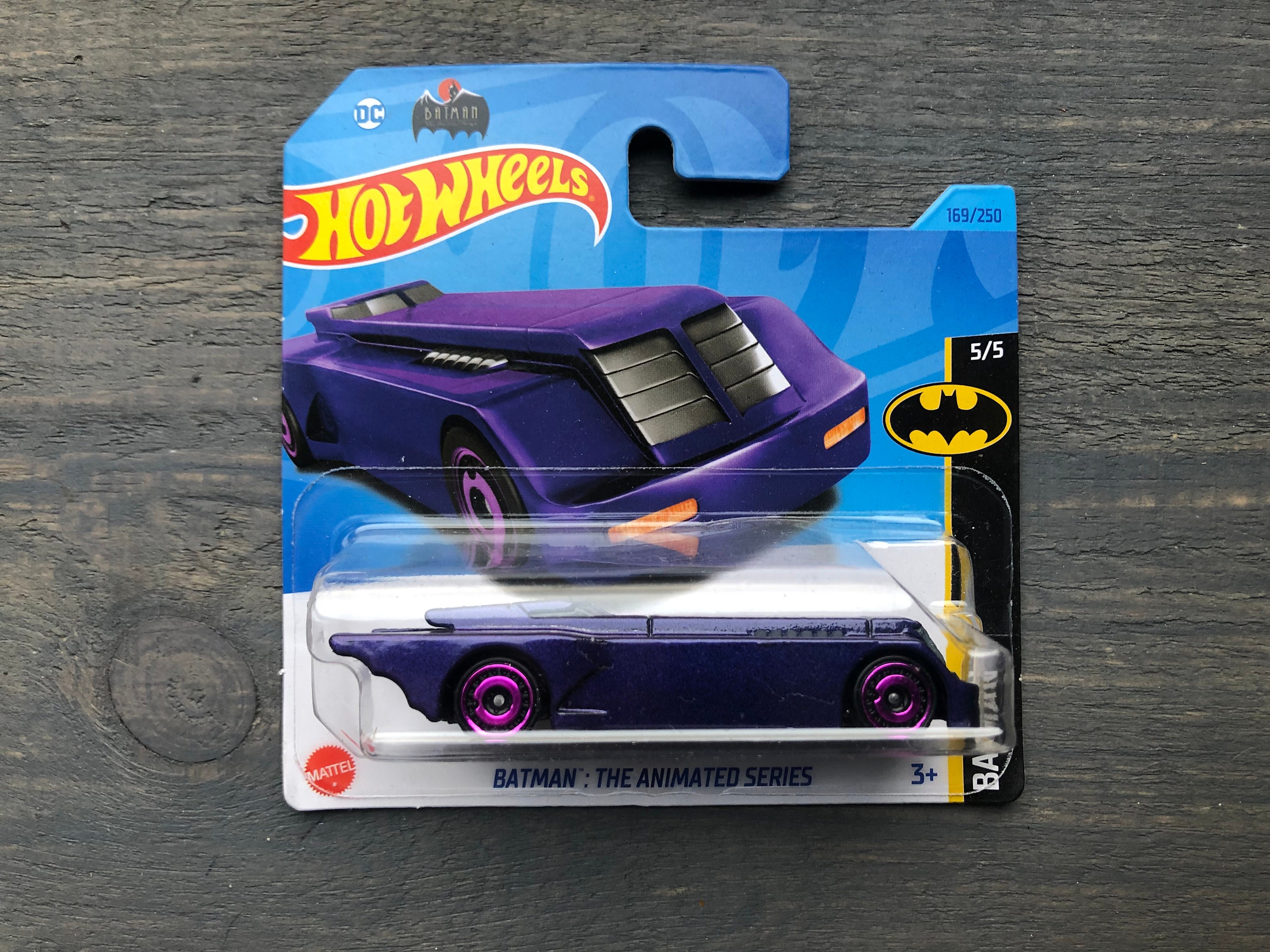Batman Batmobile Purple Mattel HOT WHEELS Batman Animated Series ...