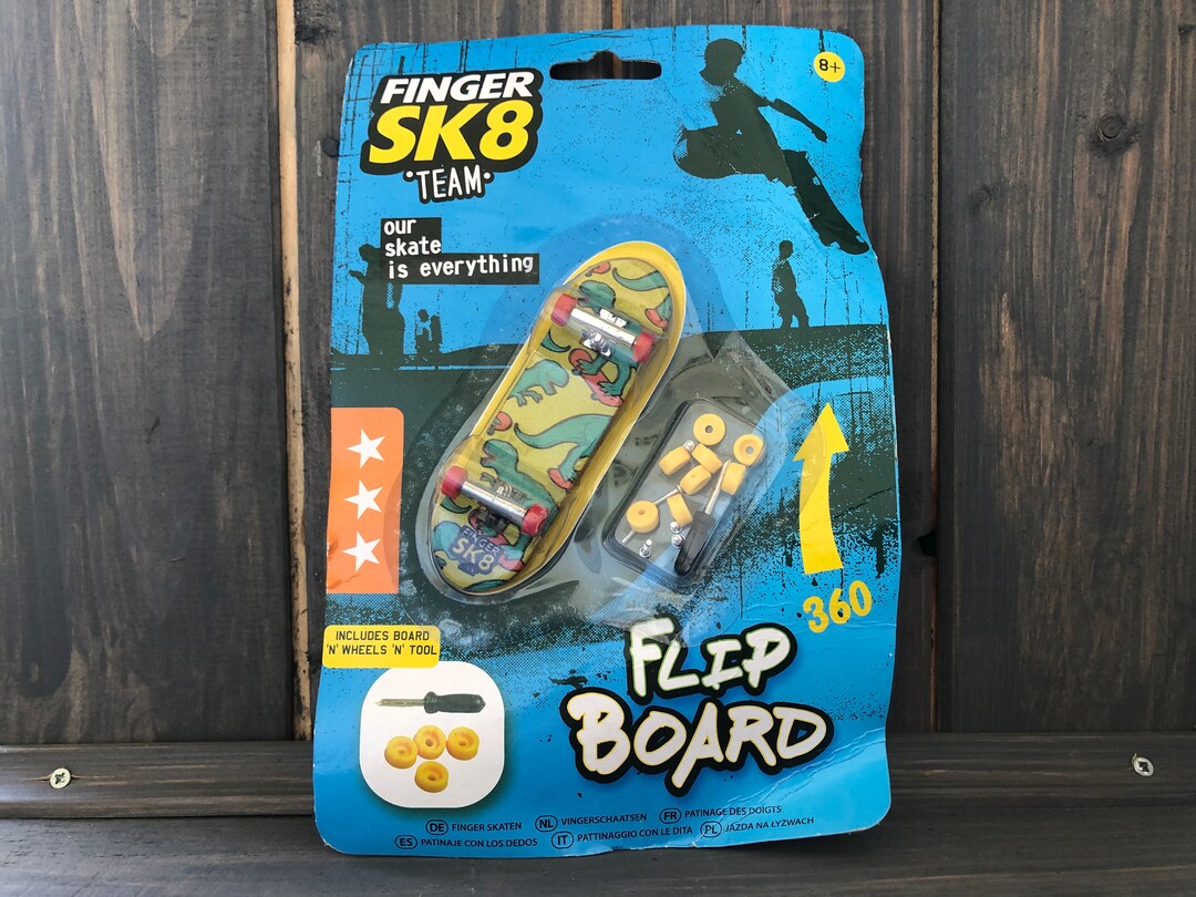 Finger Sk8 Team Flip Board Mini Finger Skateboard 96mm PRO Collectible ...