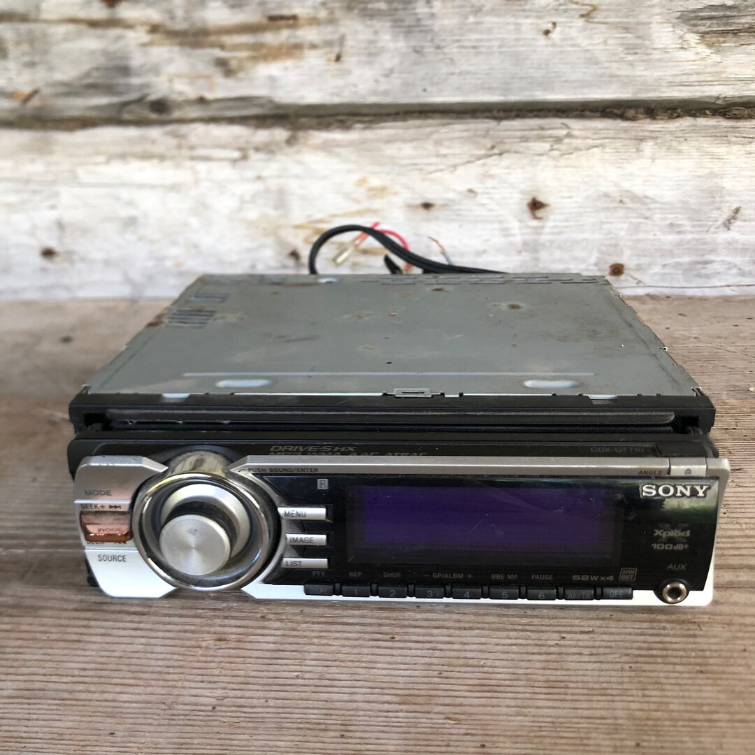 SONY Xplod CDX-GT710 Car Cd Radio Disc Mp3 Music Player - Etsy
