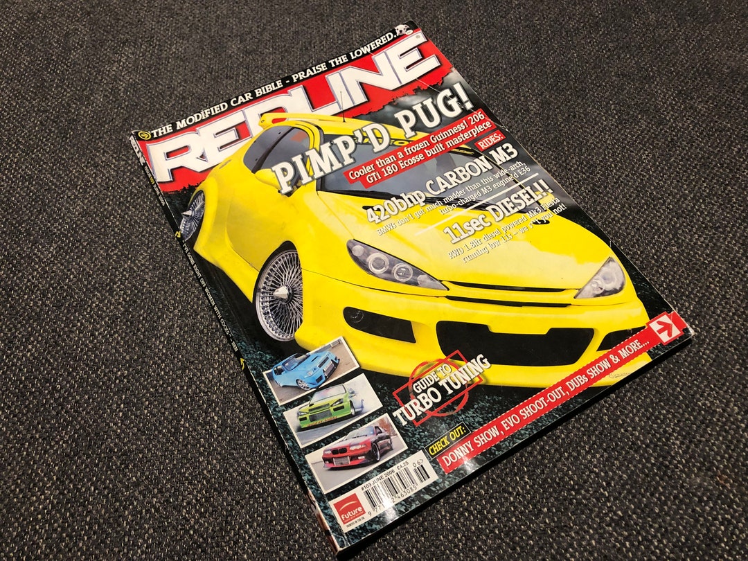 REDLINE MAGAZINE 2006 June Issue 103 Modified Tuning Stance - Etsy