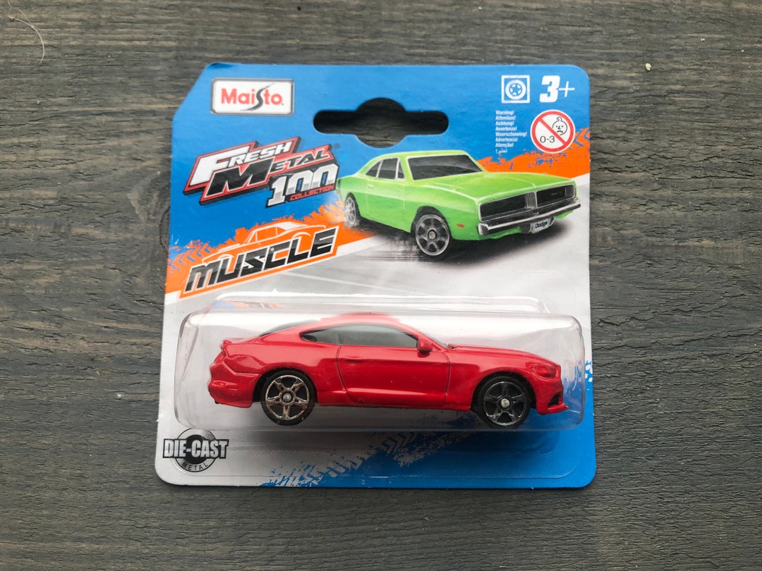 Ford Mustang GT Red Maisto Fresh Metal 100 Collection Muscle Die Cast 1 ...