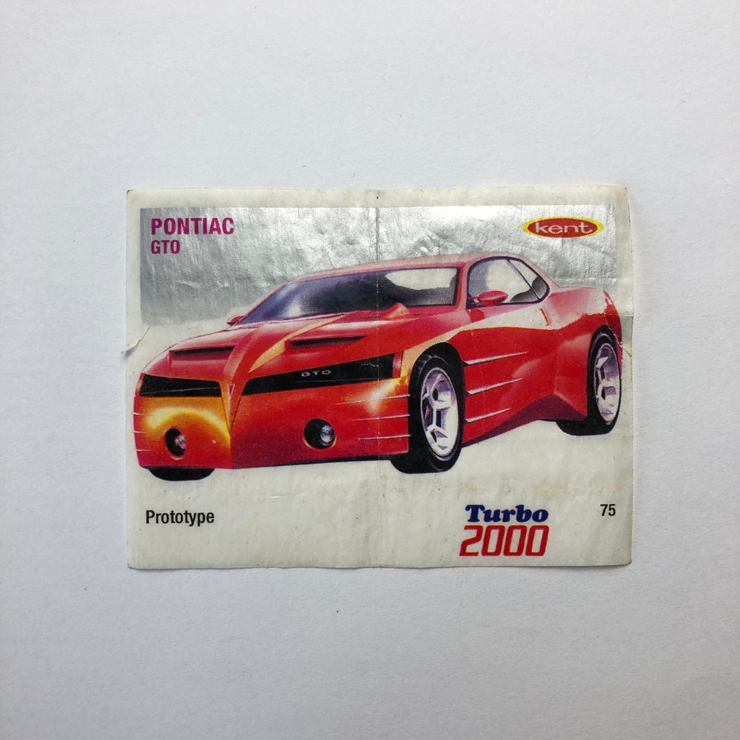 Vintage Chewing Gum KENT TURBO 2000 Collectible Tuning Concept ...